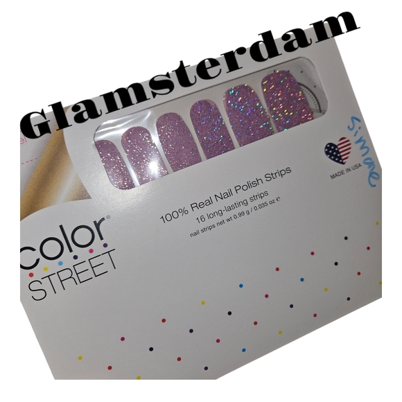 Color Street | Makeup | Nwt Glamsterdam Retired Color Street Glitter ...